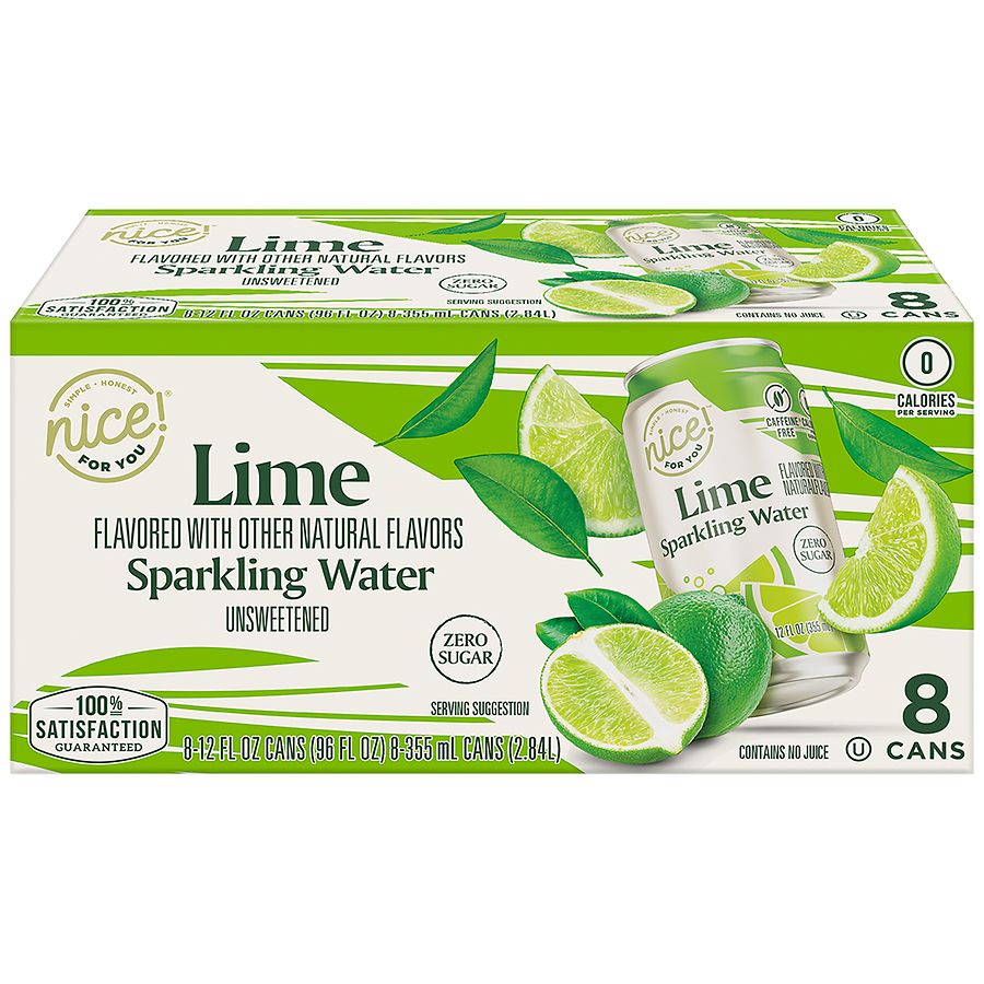 Nice! Sparkling Water Lime | Walgreens