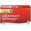 Walgreens Non-Drowsy Cold & Sinus D Liquid-Filled Capsules | Walgreens