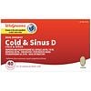 Walgreens Non-Drowsy Cold & Sinus D Liquid-Filled Capsules | Walgreens