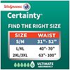 Walgreens Certainty Adult Incontinence Stretch Briefs with Tabs Small ...