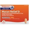 Walgreens Mucus Relief D Extended-Release Tablets | Walgreens