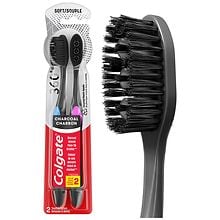 Colgate 360 Charcoal Toothbrush, Adult Soft Toothbrushes | Walgreens