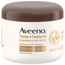 Aveeno Tone + Texture Renewing Body Night Cream, Sensitive Skin | Walgreens