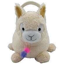 Happy Go Fluffy Novelty Plush Basket, Llama | Walgreens