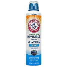 Arm & Hammer Invisible Foot Powder Spray | Walgreens