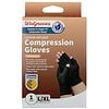 Walgreens Copper Infused Compression Gloves L/XL Black | Walgreens