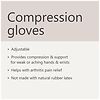 Walgreens Copper Infused Compression Gloves L/XL Black | Walgreens