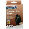 Walgreens Copper Infused Compression Gloves S/M Black | Walgreens