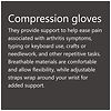 Walgreens Copper Infused Compression Gloves S/M Black | Walgreens