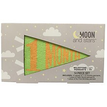 Moon & Stars Baby Milestone Pennants | Walgreens
