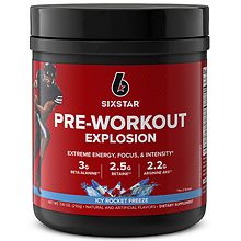 Six Star Pre-Workout Explosion Icy Rocket Freeze | Walgreens