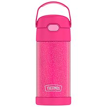Thermos Non-Licensed Water Bottle 12 oz Pink Glitter | Walgreens