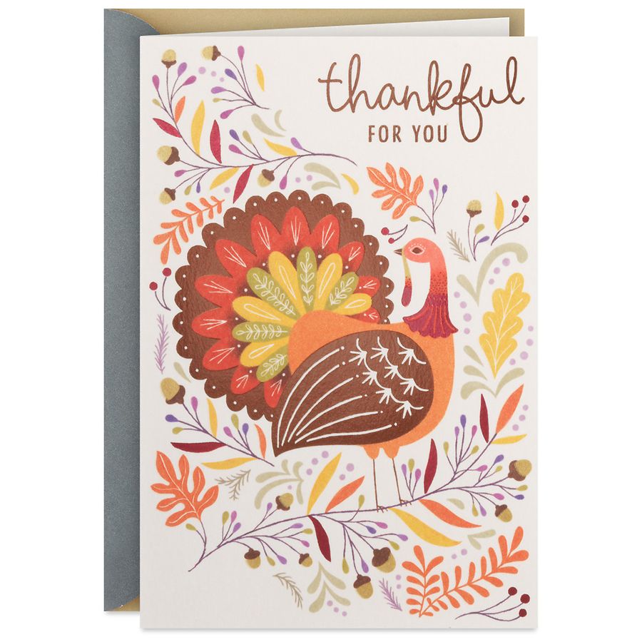 Hallmark Thanksgiving Card (So Thankful for You)(S37) | Walgreens