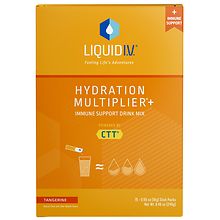 Liquid I.V. Hydration Multiplier+ Immune Support, Tangerine | Walgreens