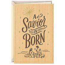 Hallmark Signature Religious Wood Christmas Card | Walgreens