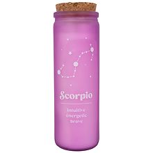 Modern Expressions Frosted Candle With Cork Lid, Scorpio Zodiac | Walgreens