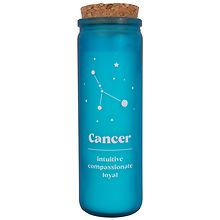 Modern Expressions Frosted Candle With Cork Lid, Cancer Zodiac | Walgreens