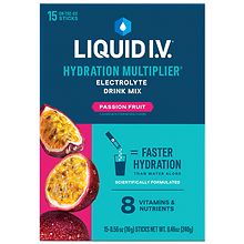 Liquid I.V. Hydration Multiplier Electrolyte Drink Mix Passion Fruit ...