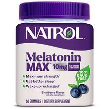 Natrol MelatoninMax 10 mg Gummies Blueberry | Walgreens