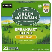 Green Mountain Breakfast Blend Light Roast Coffee Breakfast Blend, 32 ...