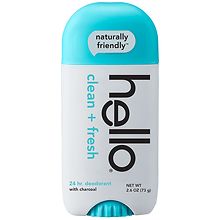 Hello Deodorant with Activated Charcoal Clean + Fresh, 2.6 oz | Walgreens