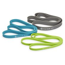 Gaiam Resistance Training Bands Green, Blue, Grey | Walgreens