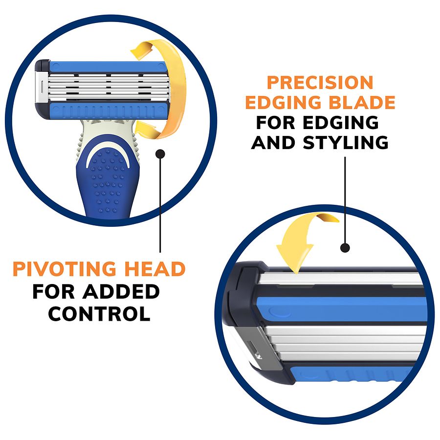 Anti-Clogging Men's Disposable Razors, Smooth Shave, 4 Blades Best ...