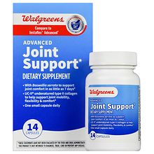 Walgreens Advanced Joint Support Dietary Supplement | 14 Capsules ...