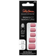 Sally Hansen Salon Effects Perfect Manicure Square Nails, Pink Clay ...