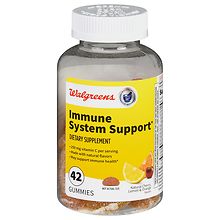 Walgreens Immune System Support Gummies Natural Cherry, Lemon & Orange ...