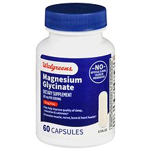 Walgreens Magnesium Glycinate 265 mg Capsules | Walgreens