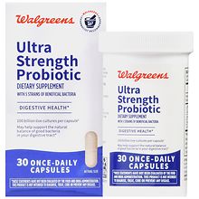 Walgreens Ultra Strength Probiotic Once-Daily Capsules | Walgreens
