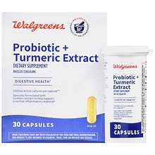 Walgreens Probiotic + Turmeric Extract Capsules | Walgreens