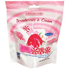 Scripture Candy Hard Candy Strawberries & Cream | Walgreens