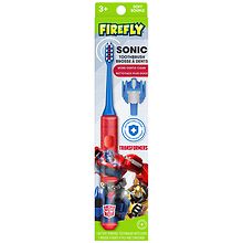 Firefly Toothbrush with 3D Antibacterial Cover, Soft, Transformers ...