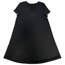West Loop V-Neck T-Shirt Dress, Black | Walgreens