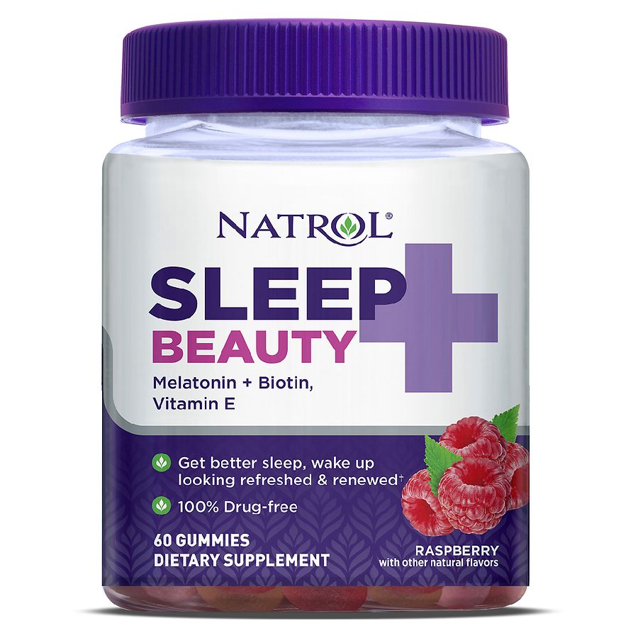 Natrol Sleep + Beauty Gummy Raspberry | Walgreens
