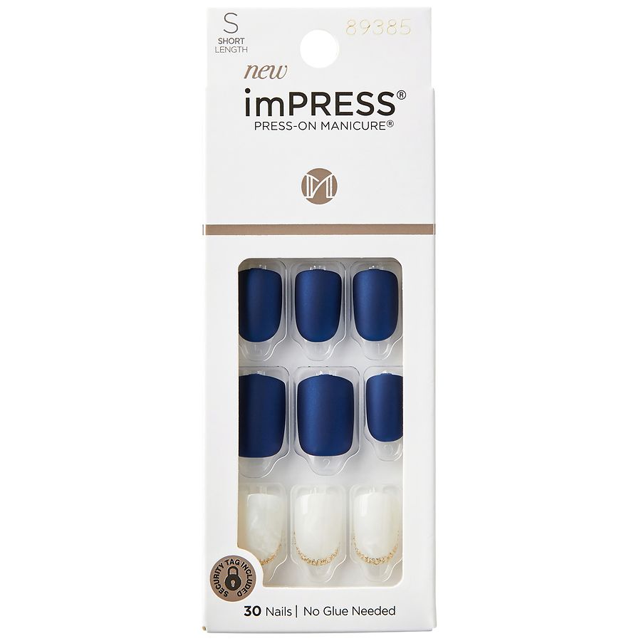 Kiss imPRESS Press-On Manicure Fake Nails, Chasing Stars | Walgreens