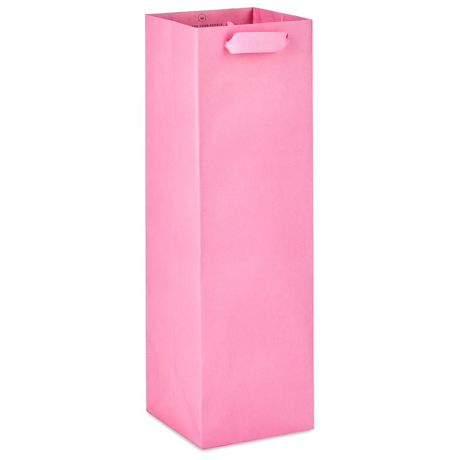 Hallmark Wine Gift Bag Light Pink | Walgreens