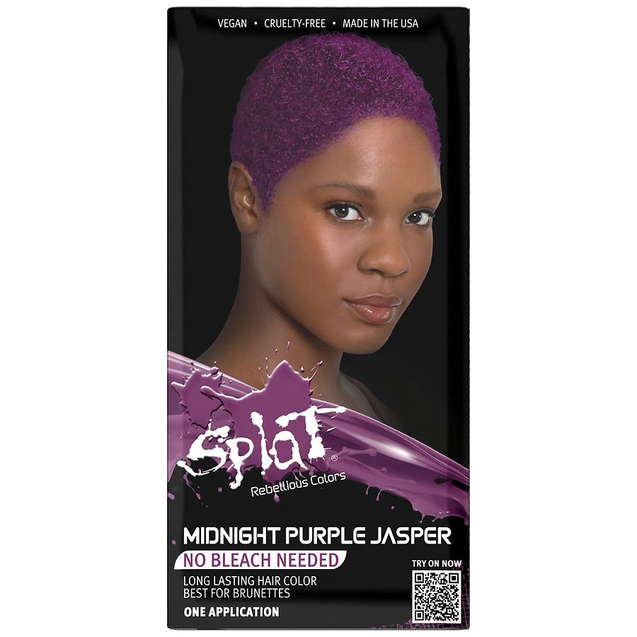 Splat Haircolor Kit, Midnight Purple Jasper | Walgreens