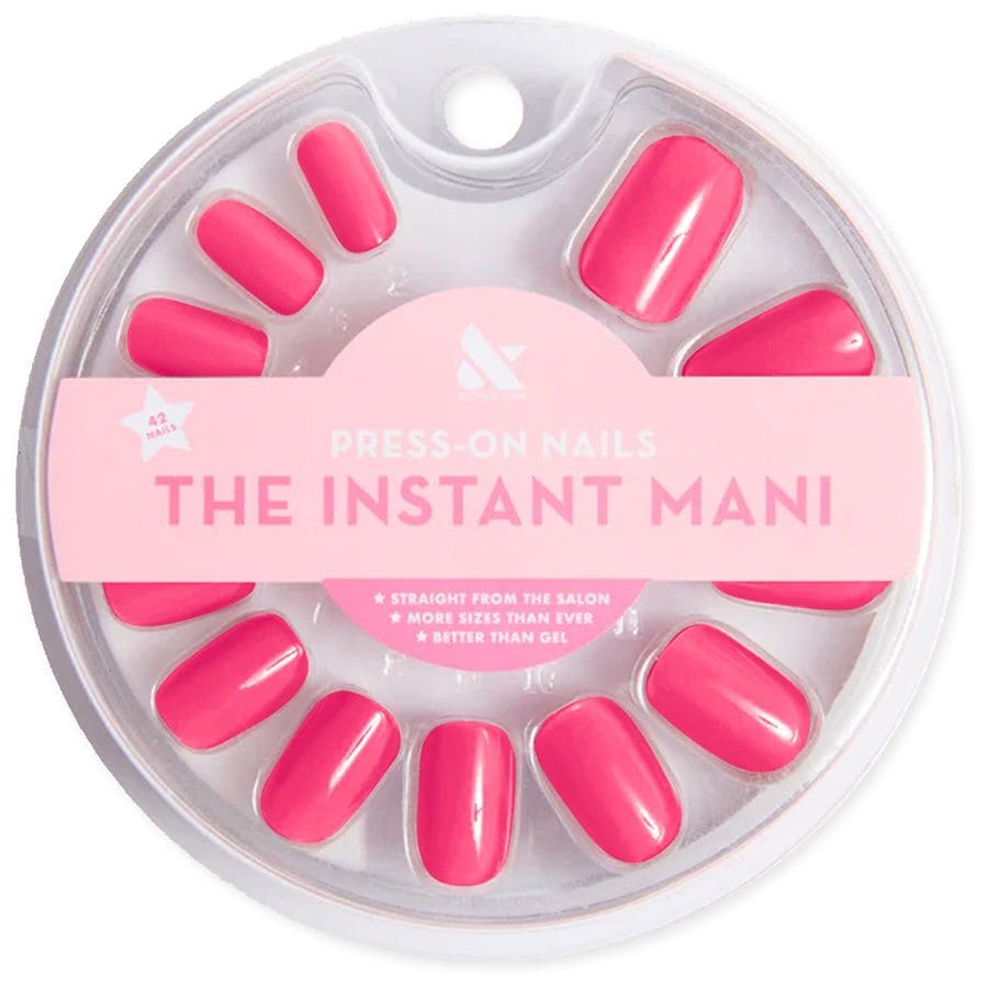Olive & June The Instant Mani Press-On Nails Squoval Short, Hot ...