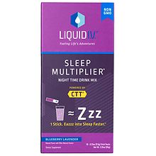 Liquid I.V. Sleep Multiplier Night Time Drink Mix Powder Blueberry ...