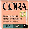 Cora Organic Cotton Tampons Unscented | Walgreens