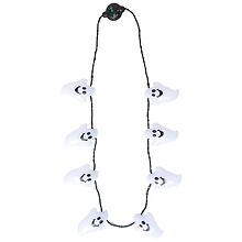 Festive Voice Jumbo Flashing Necklace Ghost | Walgreens