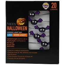 Happy Halloween LED Wire Lights Bat | Walgreens