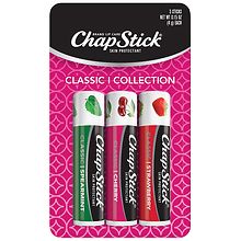 ChapStick Classic Flavors Variety Pack Lip Balm Spearmint, Cherry ...