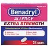 Benadryl Extra Strength Antihistamine Allergy Relief Tablets | Walgreens