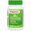 Walgreens Vitamin D3 50 mcg (2000 IU) Tablets (100 days) | Walgreens