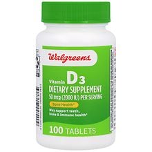 Walgreens Vitamin D3 50 mcg Tablets | Walgreens