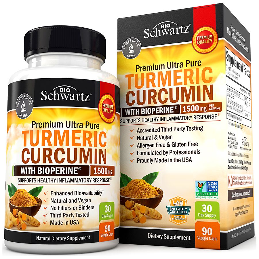 BioSchwartz Premium Turmeric Curcumin Veggie Caps | Walgreens